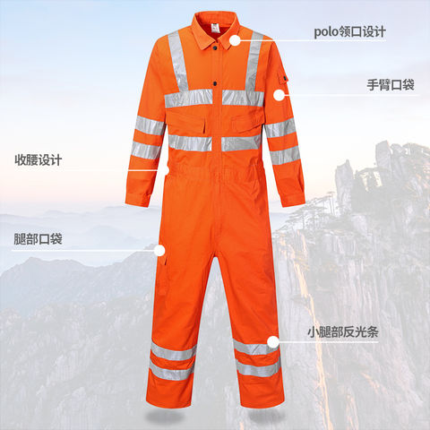Buy Wholesale China Protective Cotton Offshore Coveralls Overalls ...