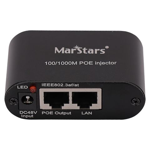 Buy Wholesale China Mini 30w Single Port Gigabit Poe Injector 10/100 ...