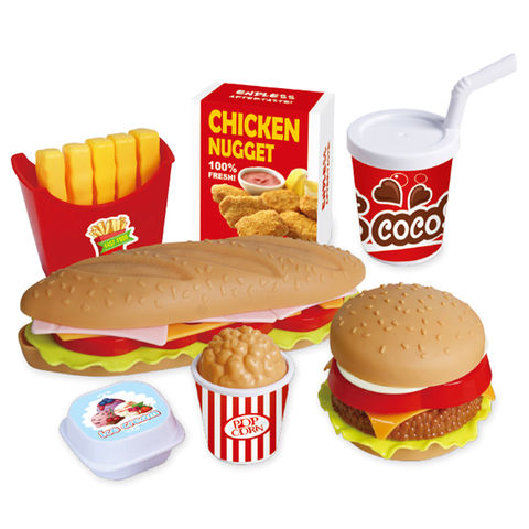 Buy Wholesale China Hw Realistic Food Toy Set Set Children Toys Plastic ...