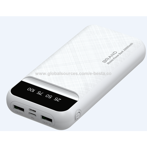 20000mah Small Size Mini Power Bank Oem Lithium Mobile Battery Charging ...