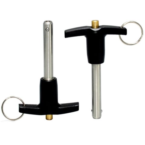 Buy Wholesale China Custom Stainless Steel T Handle Push Pull Button Quick Release Ball Lock Pin ...