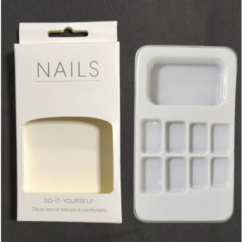 Buy Wholesale China Fashion False Artificial Nails Custom Logo Folding ...