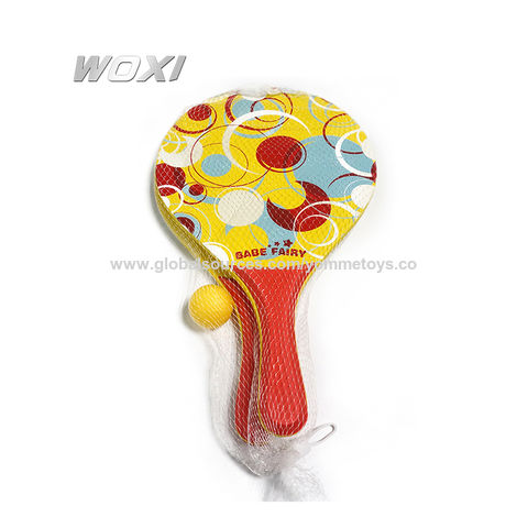 Buy Wholesale China Beach Rackets Set Wood Beach Racket Beach Bat Padel ...