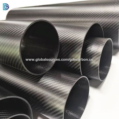 Buy Wholesale China High Strength 3k Round Tubing Carbon Fiber Tarp ...
