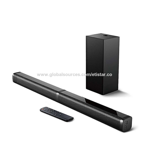 Wholesale 2.1ch 35w Blue Tooth Sound Bar With Wired Subwoofer Optical ...