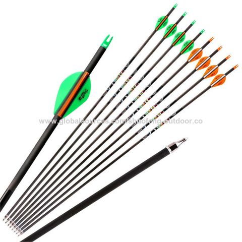 Buy Wholesale China 7.6mm Carbon Arrows Archery Carbon Arrows ...