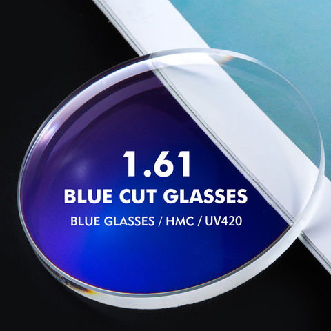Buy Wholesale China Blue Cut Lens 1.61 Uv420 Blue Light Blocking Ar ...