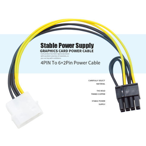 Buy Wholesale China Graphics Card Splitter Power Supply Cable 8 Pin ...