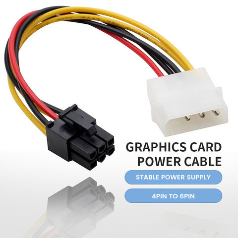 Buy Wholesale China 4 Pin To 6pin Graphics Card Power Pcie Cable Pcie 4 ...