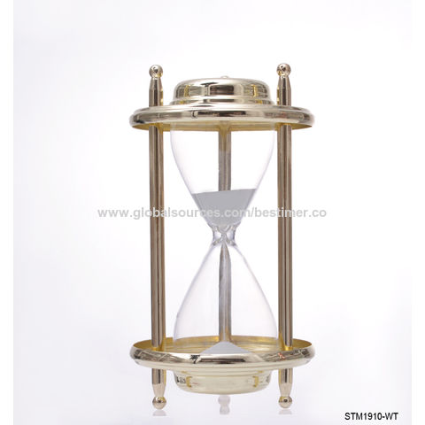Buy Wholesale China Novelty 10 Minute Metal Houglass For Business ...