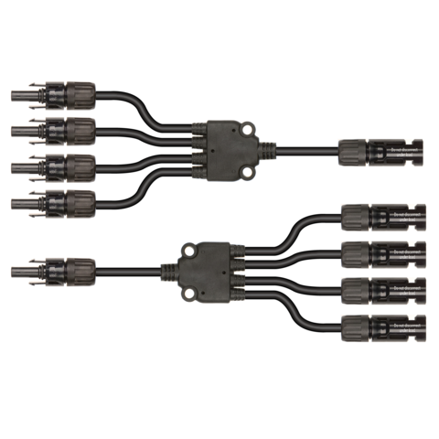 Buy Wholesale China Solar Connectors Y Branch 1 To 4 Parallel Adapter ...
