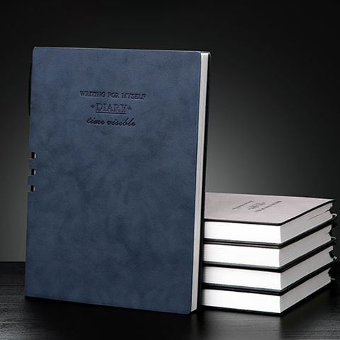 Buy Wholesale China Customized Logo Pu Diary Planner Journal Hardcover ...