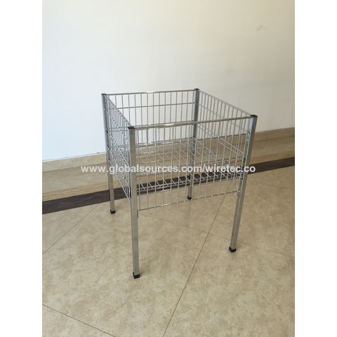Buy Wholesale China Steel Promotion Table Supermarket Basket Dump Bin ...