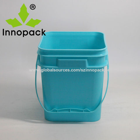 Buy Wholesale China 4l Food Grade Square Buckets 3l 3.5l Plastic Square ...