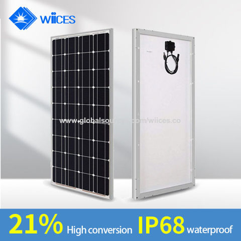 Buy Wholesale China All Black Solar Panels Mono Half Cell 180w ...