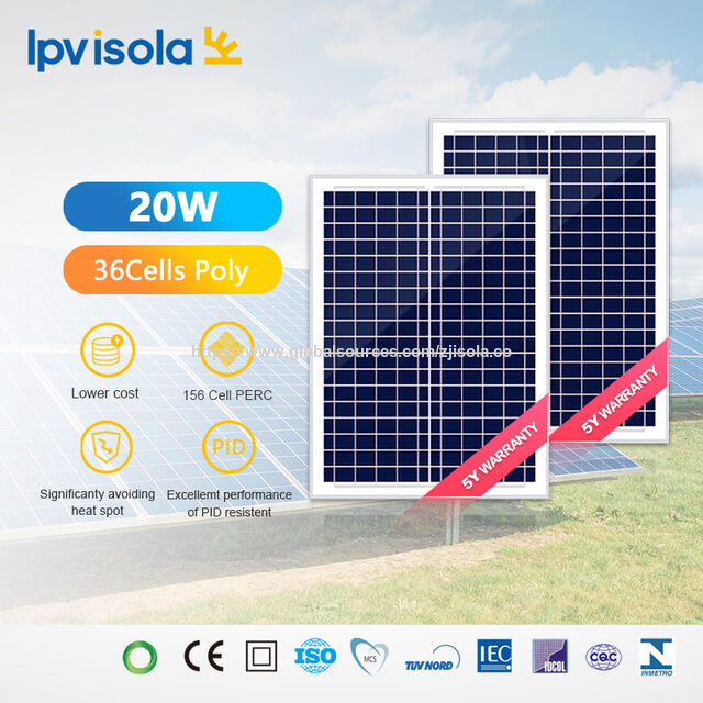 Buy Wholesale China Solar Panel Isola 20w Polycrystalline Solar Panels ...