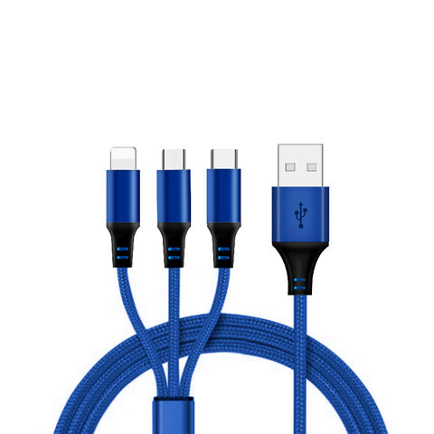 Buy Wholesale China Custom Logo Durable 3 In 1 Promotional Data Cable ...