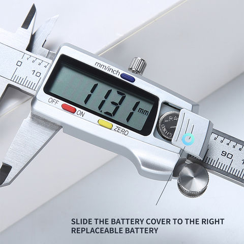 Digital Caliper 0-6" (0-150mm) Calipers Measuring Tool Stainless Steel ...