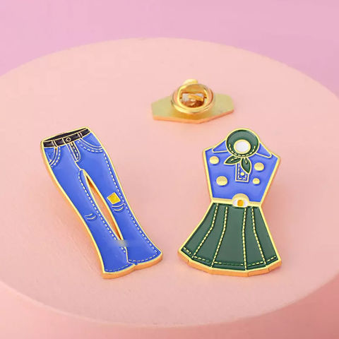 Buy Wholesale China Metal Jacket Pins Custom Metal Crafts Clothing Soft ...
