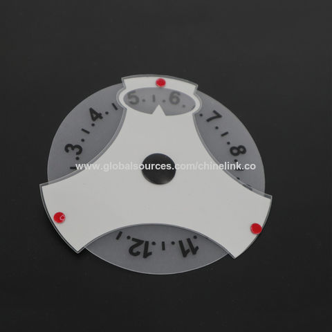 Buy Wholesale China Custom Logo Printed Round Shape Parking Disc ...