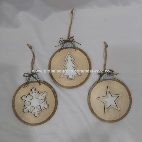 Buy Wholesale China Wholesale Mdf Brown Christmas Tree Snow Stars ...