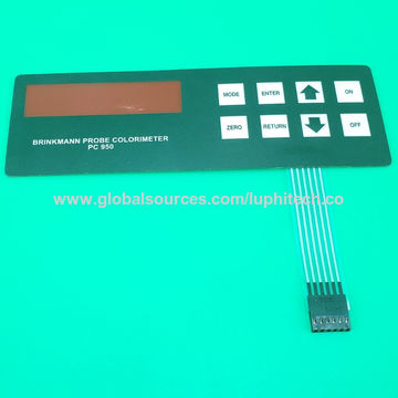 Buy Wholesale China Metal Dome Tactile Keys Membrane Switch Membrane ...