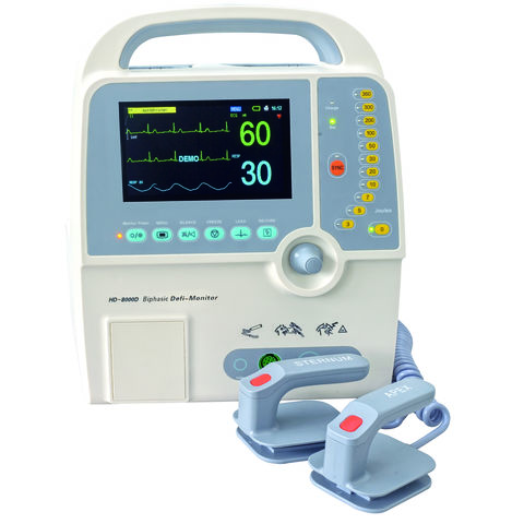 Buy Wholesale China Manual Defi-monitor Defibrillator Monitor Biphasic ...