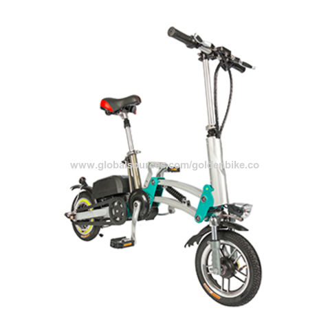 Buy Wholesale China 12-inch Electric Folding Bike With 36v24w Motor ...
