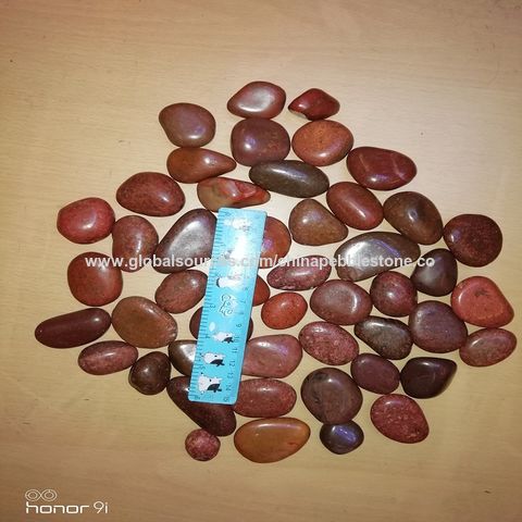 Buy Wholesale China China Red Landscaping Cobblestone Rolled Brightness ...