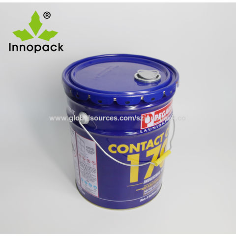 Buy Wholesale China 20kg Un Approved Empty Metal Tin Steel Paint Bucket ...