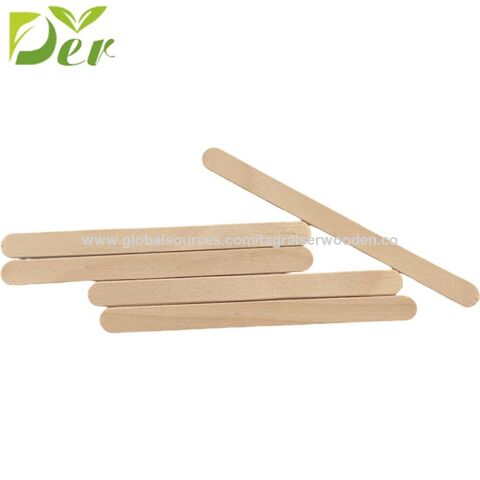 Buy Wholesale China Disposable Wooden Ice Cream Sticks For Diy Natural ...