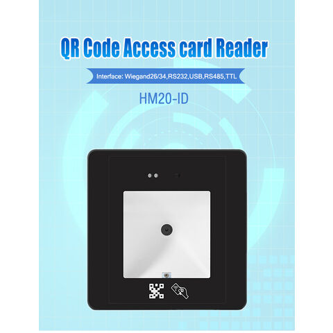 Wiegand/ttl/rs232/rs485 Scan Engine Id Card Qr Code Access Card Reader ...