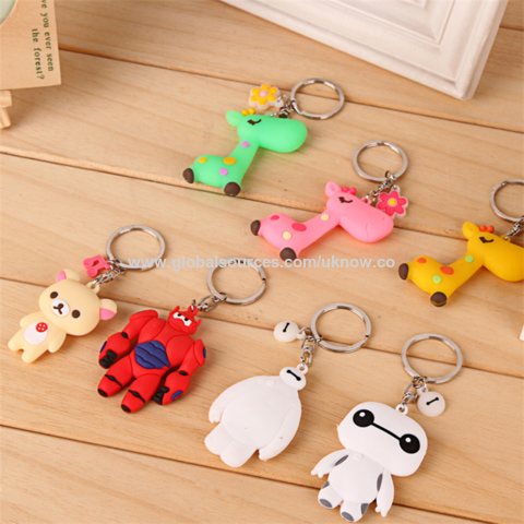 Buy Wholesale China 3d Keychains, Cartoon Double-sided Keychain Pvc ...