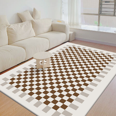 Buy Wholesale China Modern Checkered Carpets For Living Room Fashion ...
