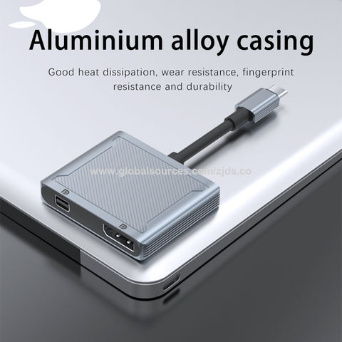 Buy Wholesale China 2-in-1 Dual Mini Dp Dp With 4k60hz Dp Hub Usb-c To Mini Dp Type-c Dp Adapter ...