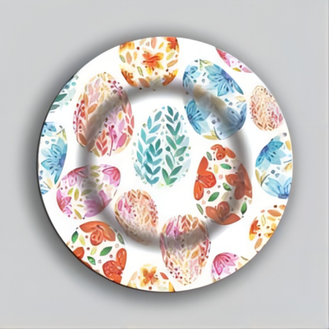 Easter Plastic Plates Easter Reusable Plastic Plates 33cm Plastic ...