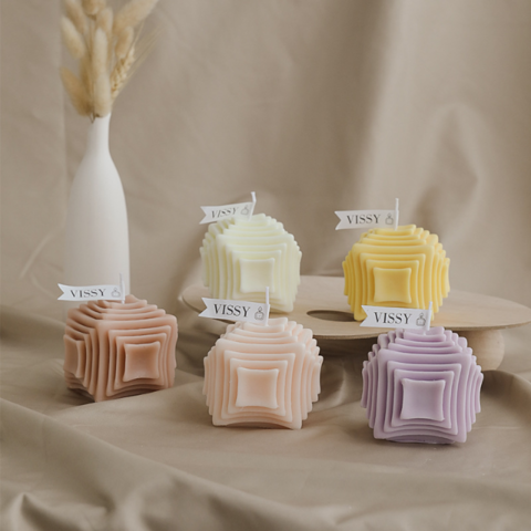 Buy Wholesale China Scented Candles Multi-layer Cube Candle For ...