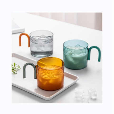 Ins Cup Heat Resistant Stained Glass Coffee Cup Glass Water Cup - Buy ...