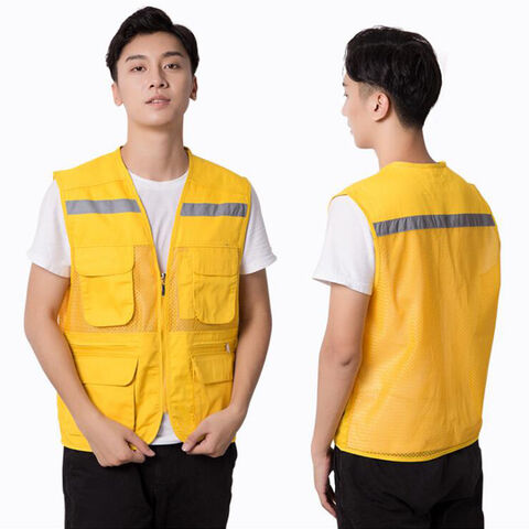 Buy Wholesale China Summer Multi-pocket Waistcoat Custom Logo Fishing ...