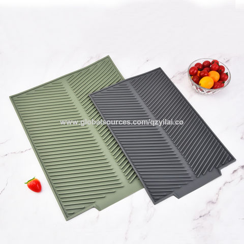 Buy Wholesale China Durable Cushion Silicone Dish Drainer Mats Small ...