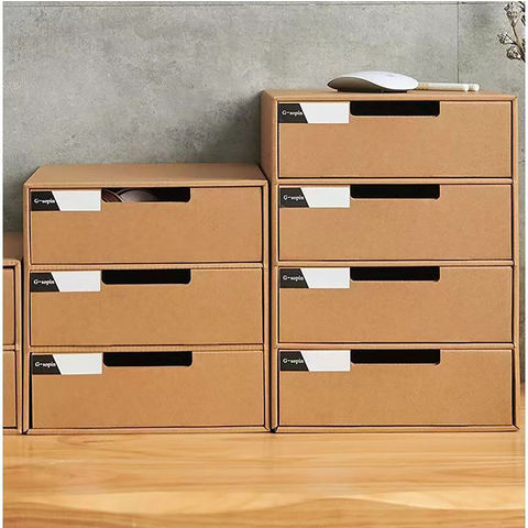 Buy Wholesale China Drawers Box Cardboard Box Desk Organizer Paper ...