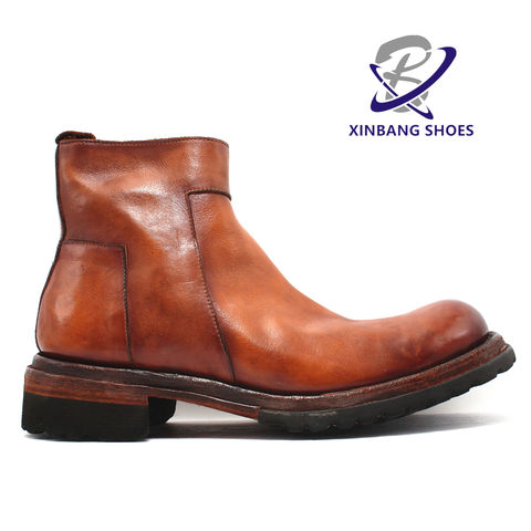 Buy Wholesale China Men's Dress Boots For Premium Leather Upper Boots ...