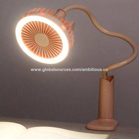 Buy Wholesale China Foldable Usb Rechargeable Led Fan With Clip ...