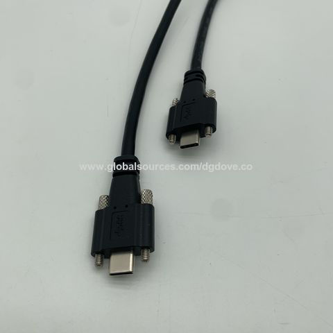 Buy Wholesale China Usb 3.1 Type-c Dual Screw Locking To Locking Usb-c ...