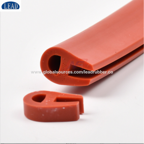 Customized Different Shape And Color Silione Extrusion Rubber Seal ...