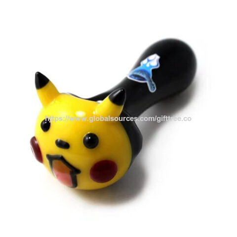 Buy Wholesale China Handmade 5inch Custom Cartoon Pika Glass Spoon ...