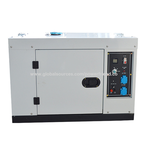 Air Cooled Diesel Engine Single Phase Genset 5000w 5.5kw Portable ...