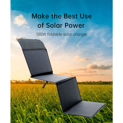 Portable Flexible Folding Solar Panels For Camping Power Station Etfe ...
