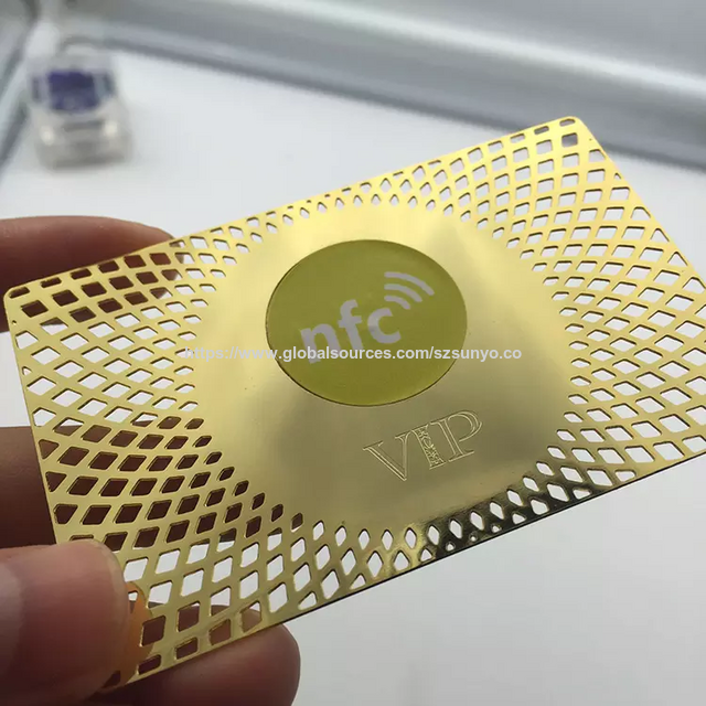 Buy China Wholesale Factory Price Metal Business Nfc Chip Cards With ...
