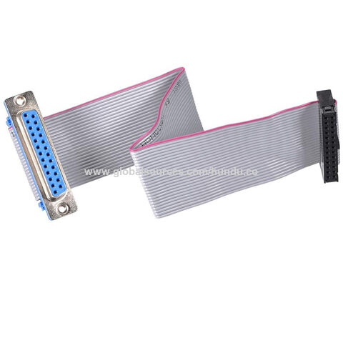 Buy Wholesale China Idc Wire Flat Ribbon Cable Db25 Female To Fc-26 Female Connector 2.54mm ...
